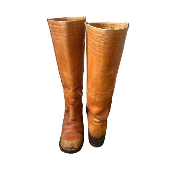 Frye | Shoes | Frye Womens Black Label Leather Campus Boot Vintage 97s ...